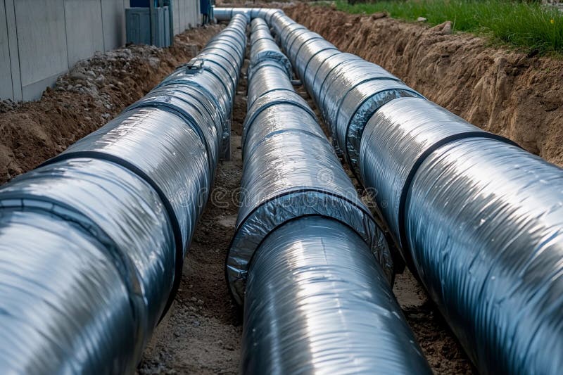 Underground Utilities Installation Showcases Modern Construction ...