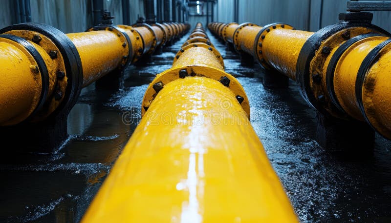 Underground Utility Pipe Markers for Safety in a Modern Facility ...