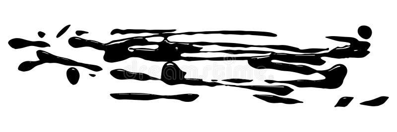 Underline, Hand Drawn. Paint Template for Text Composition Stock Vector ...
