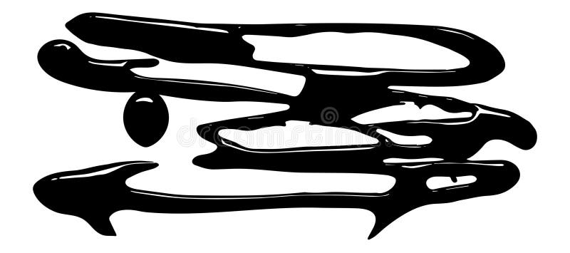 Underline, Hand Drawn. Paint Template for Text Composition Stock Vector ...