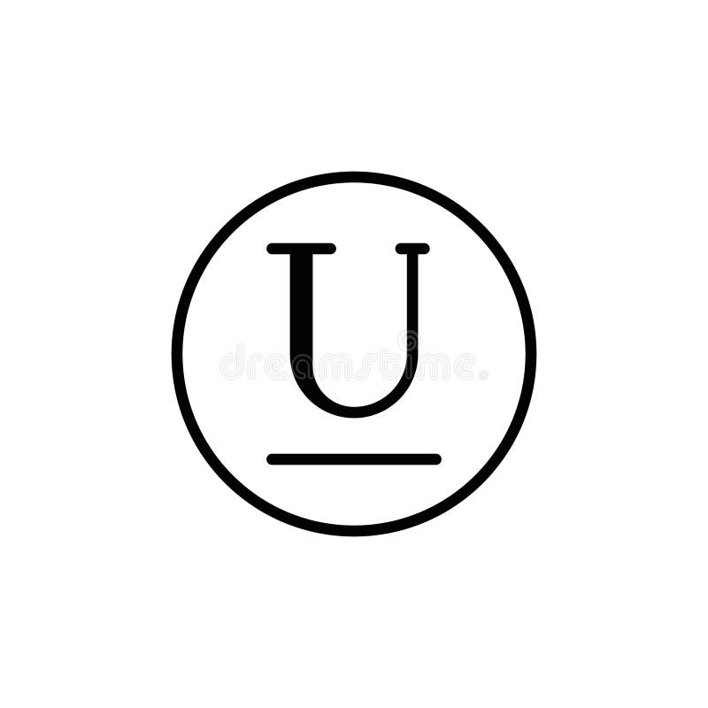 Underline Icon Thin Vector Set Stock Vector - Illustration of editable ...