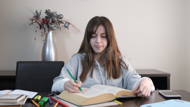 Prepare Hard for Exams stock video. Video of book, underline - 246172225