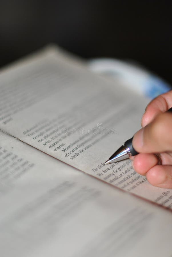 Underlining Text - Study Picture. Image: 19719586