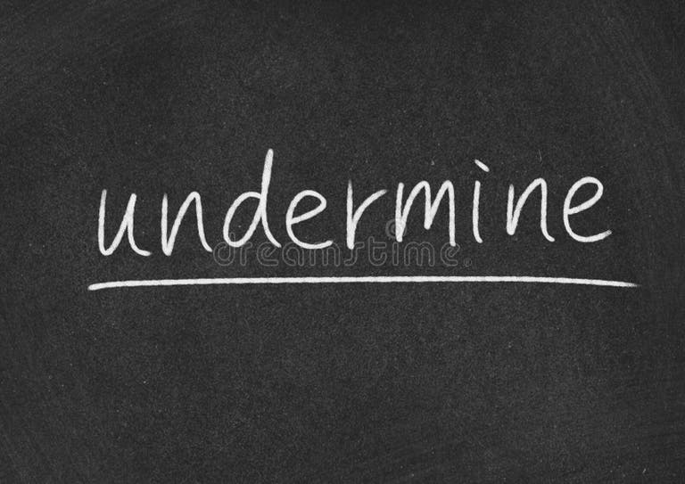 Undermine stock photo. Image of abstract, blackboard - 164976944