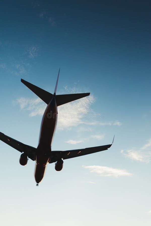 Underneath Airplane Pretty Blue Sky Background Stock Photos - Free ...
