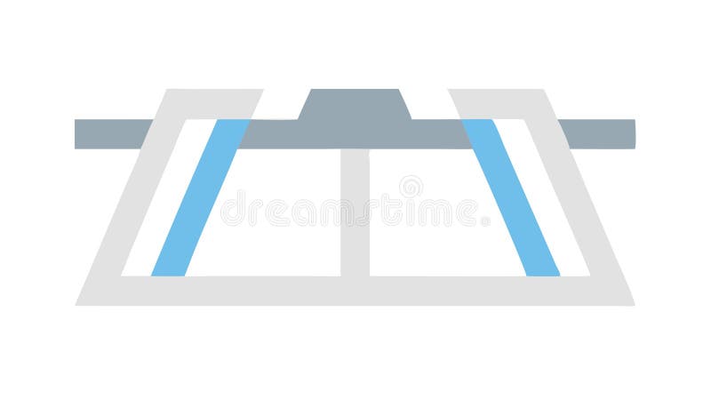 Underpass Bridge Icon Vector Design for Roads and Infrastructure ...