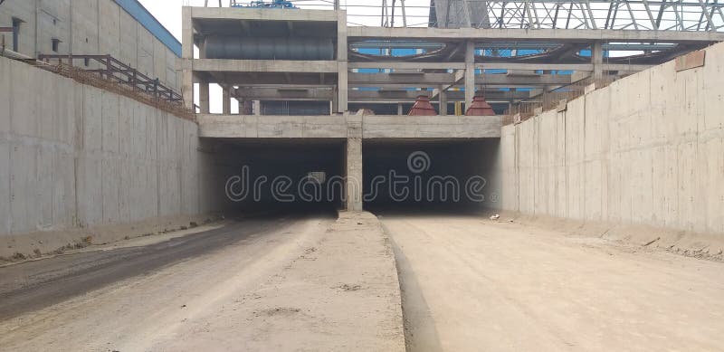 An Underpass is Going Under Stock Photo - Image of architecture ...