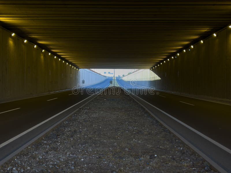 Underpass and Overpass Road Architecture Stock Photo - Image of ...