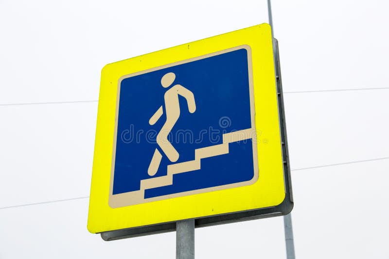 Underpass road sign stock photo. Image of care, sign - 83609814