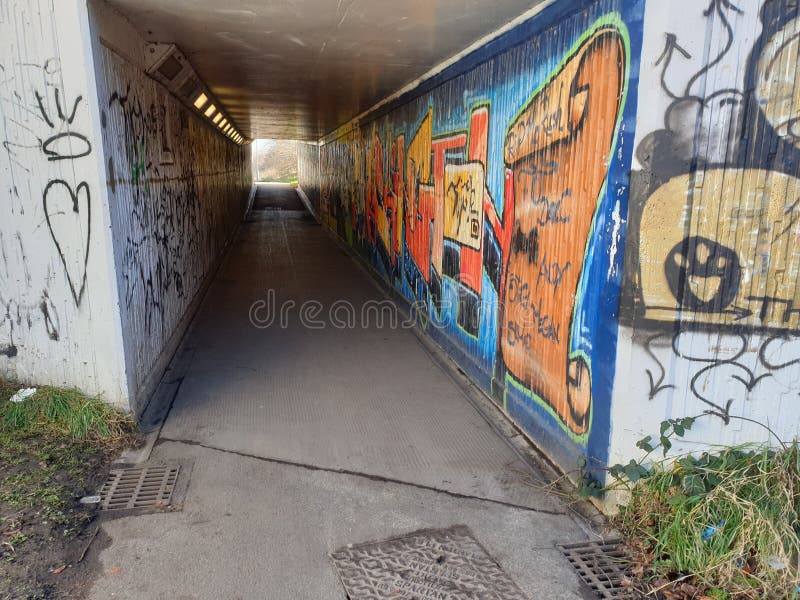 Underpass editorial stock image. Image of separates - 141137769