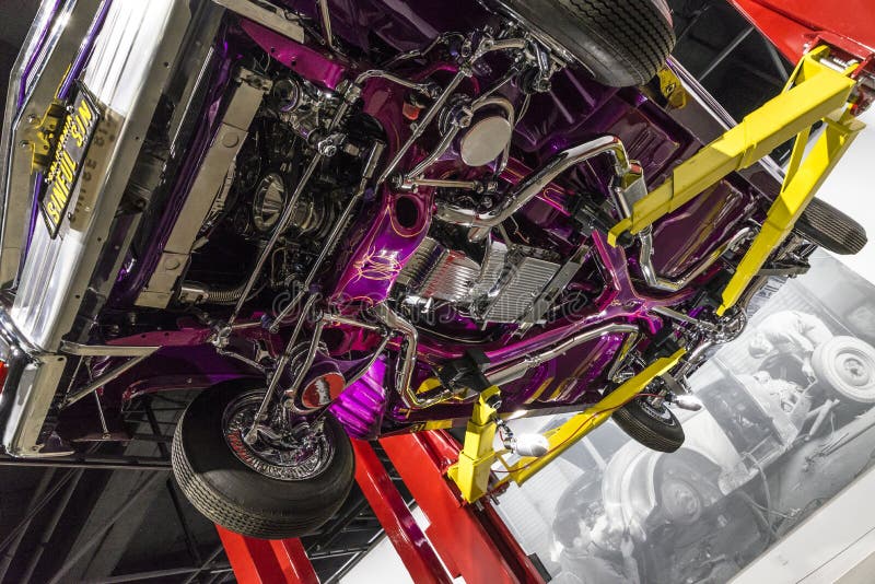 Underside of a car editorial image. Image of automobile - 66596590