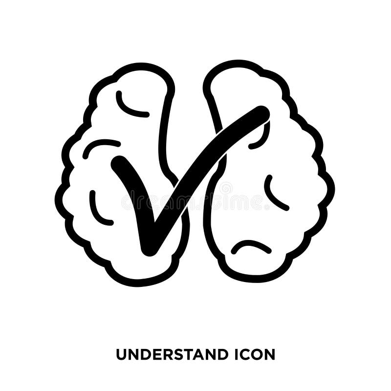 Understand icon stock illustration. Illustration of graphic - 110796918