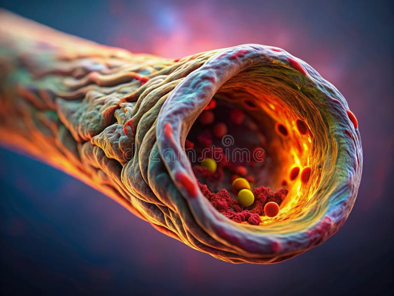 Understanding Arterial Plaque Buildup a Microscopic Visualization of ...