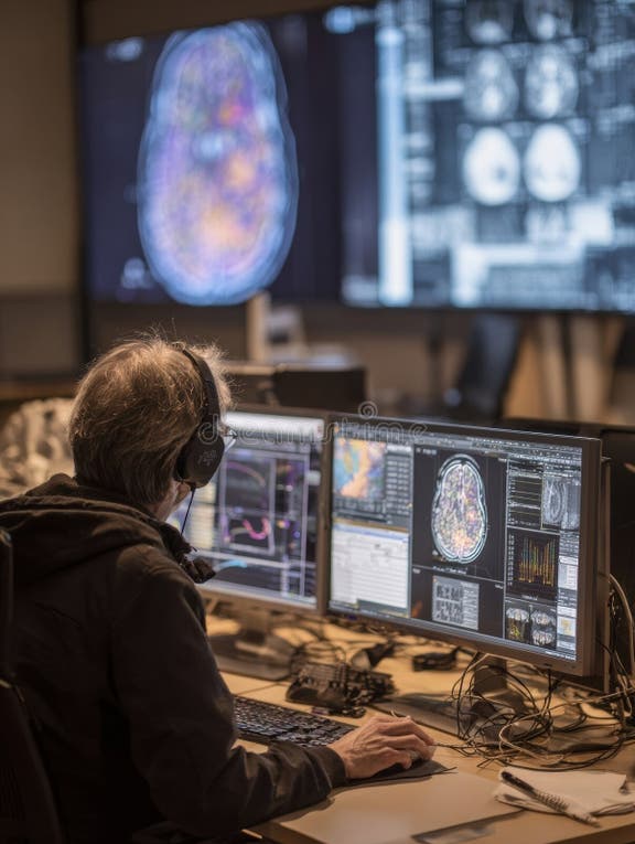 Understanding Brain Imaging through Advanced Technology in a Modern Research Facility Stock ...