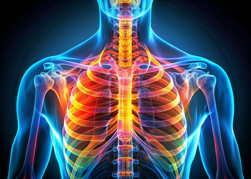 Understanding Chest XRay Anatomy a Visual Guide To Ribs Scapula and ...