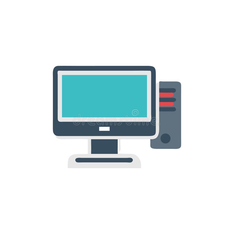 Understanding Desktop Computer Architecture Stock Illustration ...