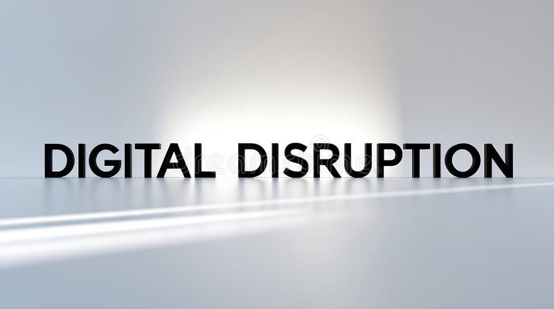 Understanding Digital Disruption in Modern Business Environments Stock ...