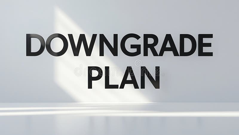 Understanding the Downgrade Plan Concept for Strategic Decision Making ...