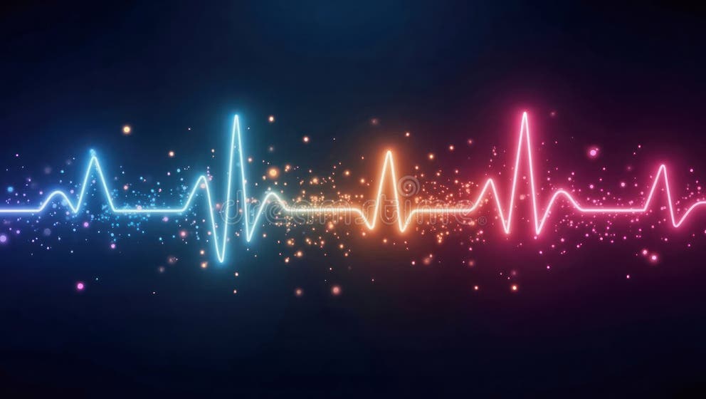 Understanding ECG Wave Patterns in Healthcare Technology Stock Image ...
