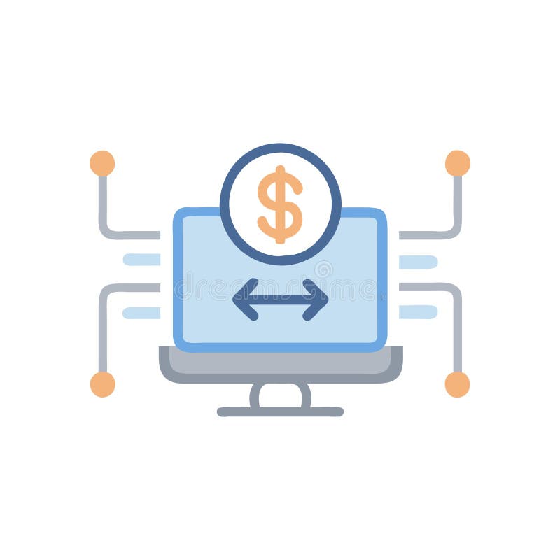 Understanding Electronic Funds Transfer Systems Stock Illustration ...