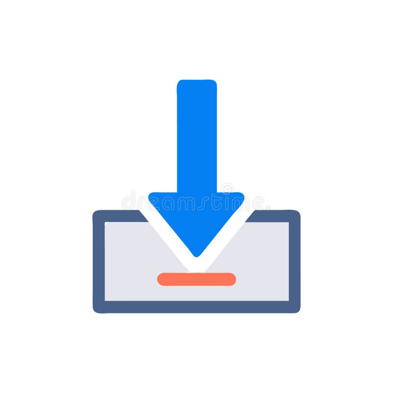Understanding File Download Processes Stock Illustration - Illustration ...