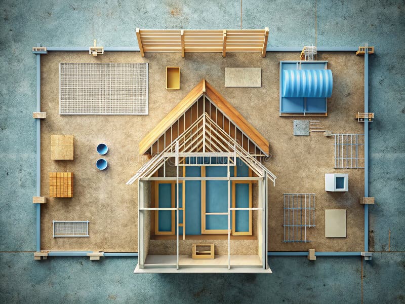 Understanding House Structure a Minimalist Infographic Guide To ...