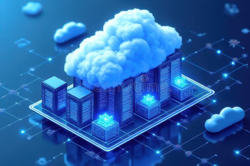 Understanding IAAS Hosting Infrastructure Stock Illustration ...