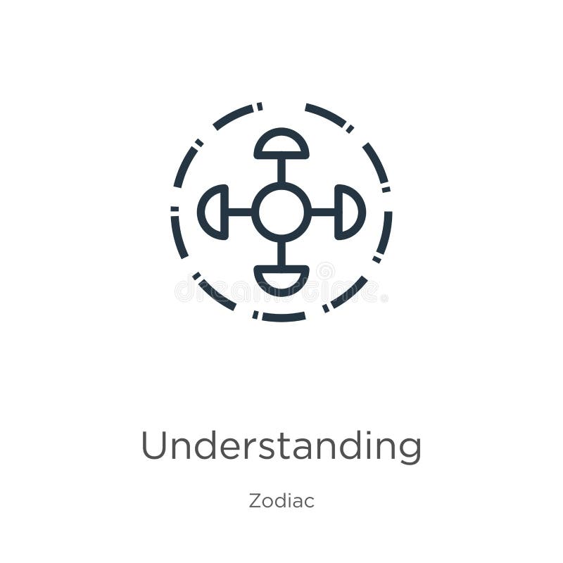 Understanding Isolated Icon. Simple Element Illustration From Zodiac ...