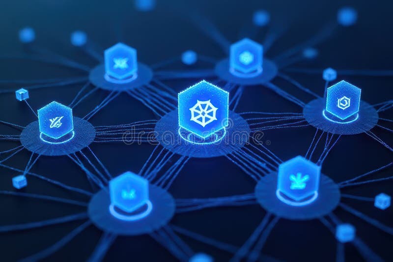 Understanding Kubernetes Clusters Networking Stock Illustration ...