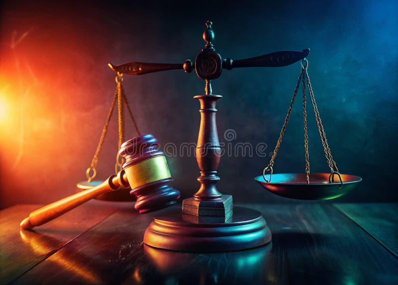 Understanding Legal Judgment a Symbol of Justice with Gavel and Scales ...