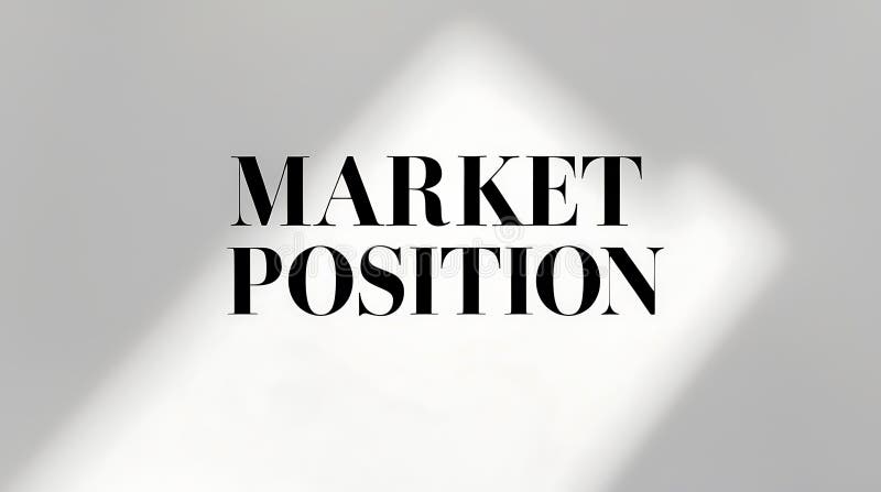 Understanding Market Position through Clear Typography on a Soft ...