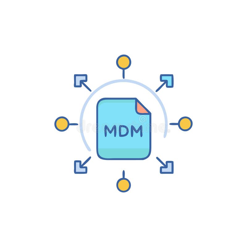 Understanding MDM in Data Governance Stock Illustration - Illustration ...
