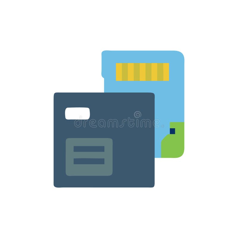 Understanding Memory Card Reader Technology Stock Photo - Illustration ...