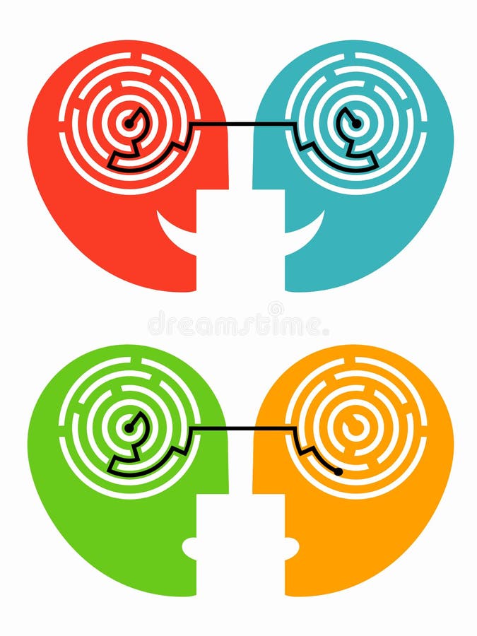 Understanding and Misunderstanding. Stock Vector - Illustration of ... Understanding and Misunderstanding. Stock Vector - Illustration of ...