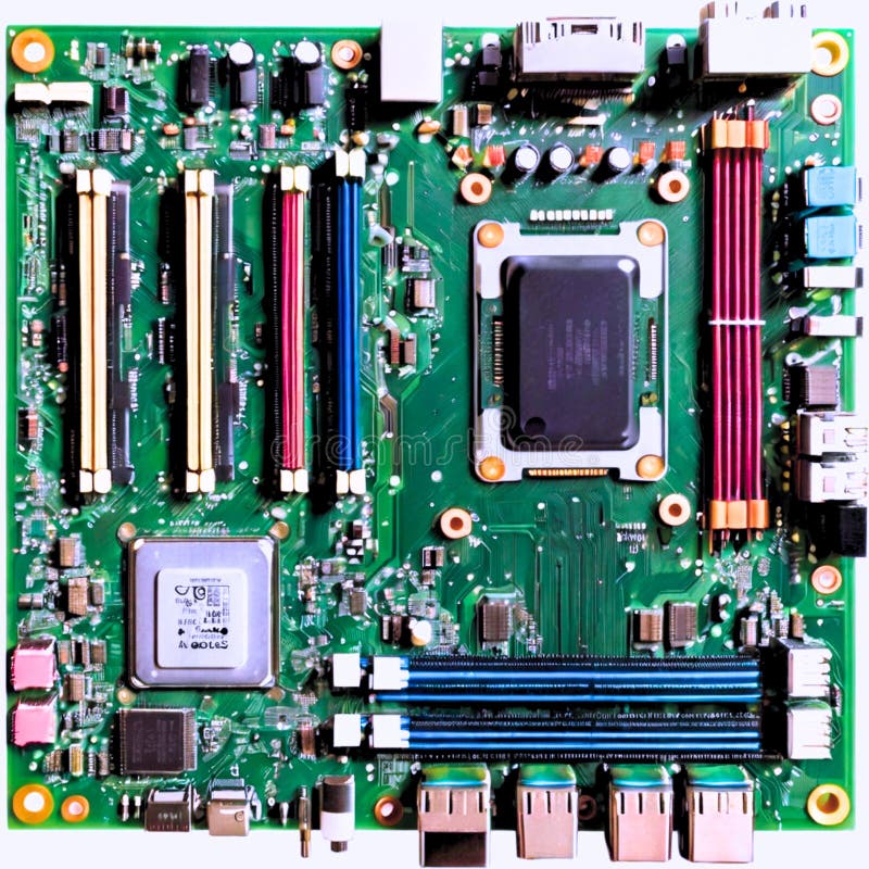 Understanding Motherboards the Backbone of Your Computer System Stock ...