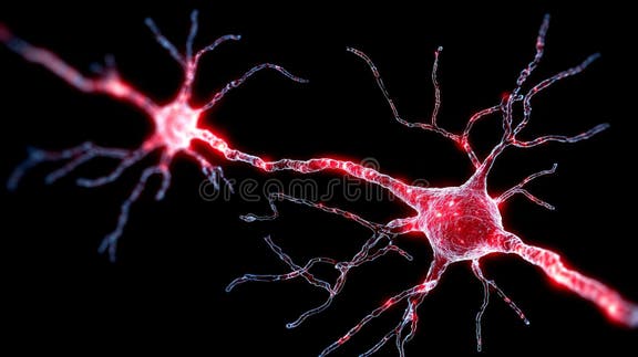 Visual How Brain Synapse Neurons Work Stock Photos - Free & Royalty ...