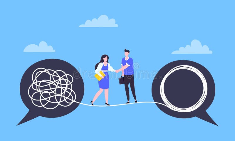 Understanding Problem Solution Simplify Challenge. Stock Vector ...