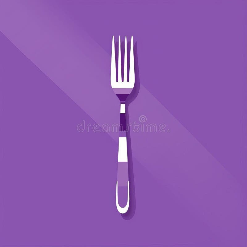 Understanding Simple Flat Flags with Violet Colors and Forks Stock ...