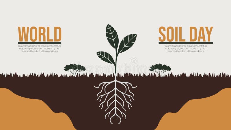 Understanding Soil Health on World Soil Day Stock Vector - Illustration ...
