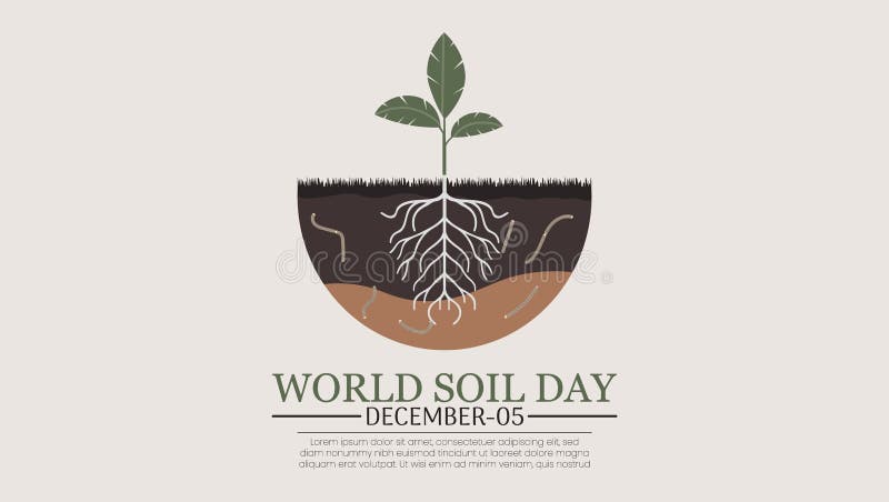 Understanding Soil Health on World Soil Day Stock Vector - Illustration ...