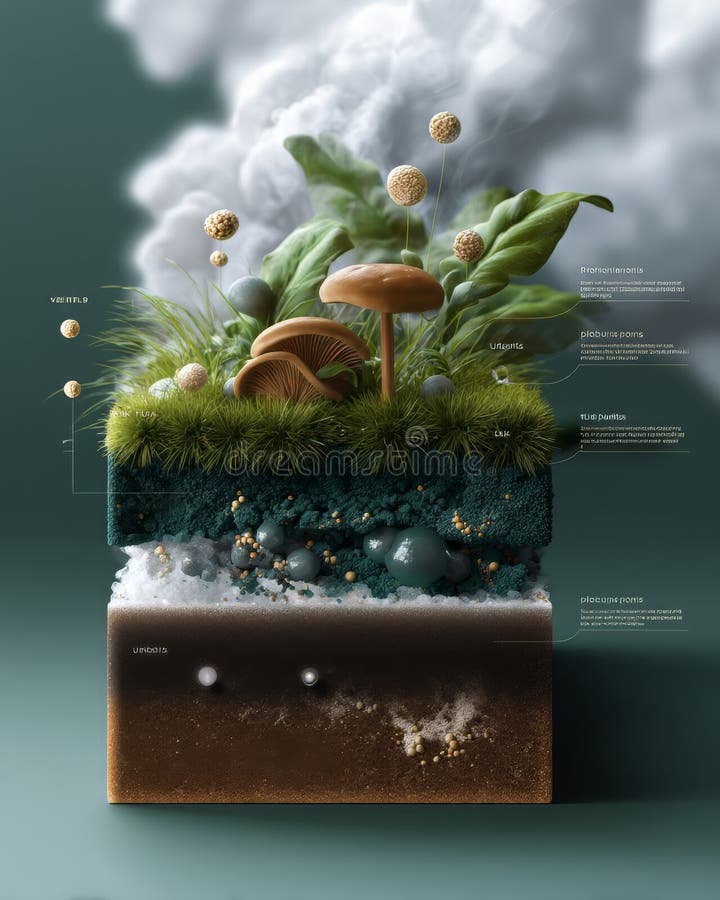 Understanding Soil and Microorganisms with an Infographic on Mushroom ...