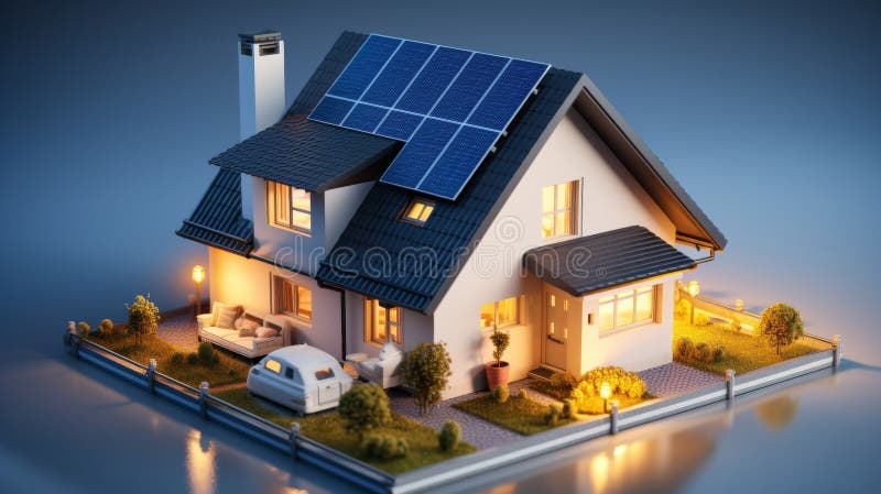 Understanding Solar Power Diagram of Solar Panel, Inverter, and Battery ...