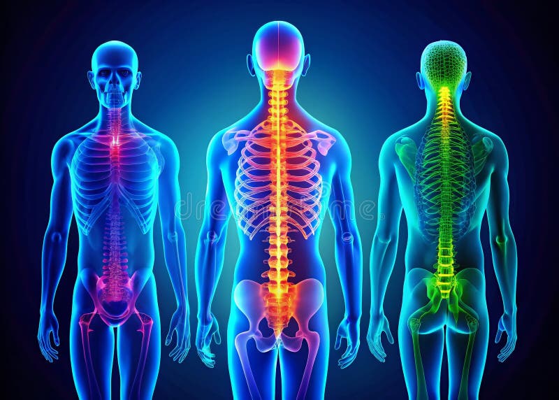 Understanding Spinal Health a 3D Isometric Comparison of Normal and ...