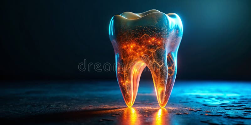 Understanding Tooth Decay a Stylized Visual Aid for Dental Health ...