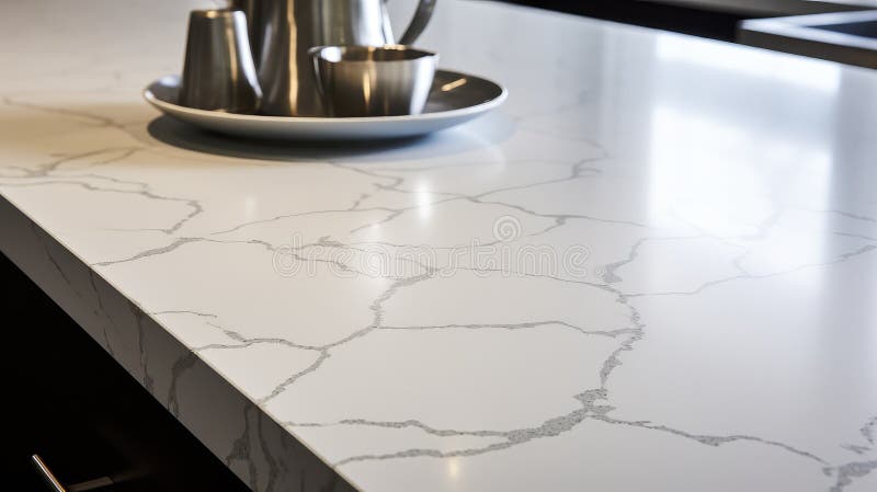 Understated Quartz Countertop Texture Stock Illustration - Illustration ...