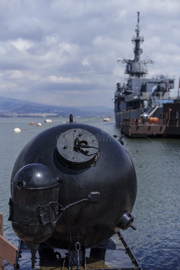 Underwater Anti-submarine Mine Stock Photo - Image of military, sphere ...