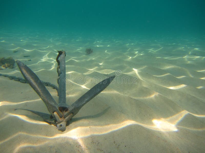 Real Anchor Underwater