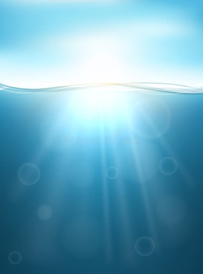 Underwater background stock vector. Illustration of colorful - 24210762