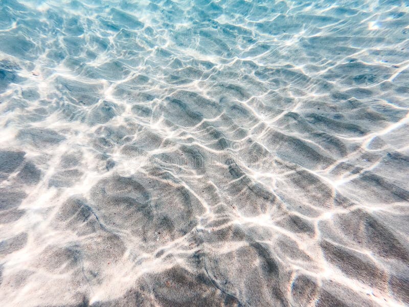 Underwater Background with Sandy Sea Bottom. Beautiful Texture of the ...