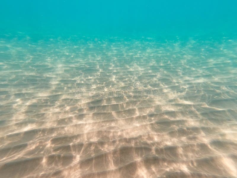 Underwater Background with Sandy Sea Bottom. Beautiful Texture of the ...